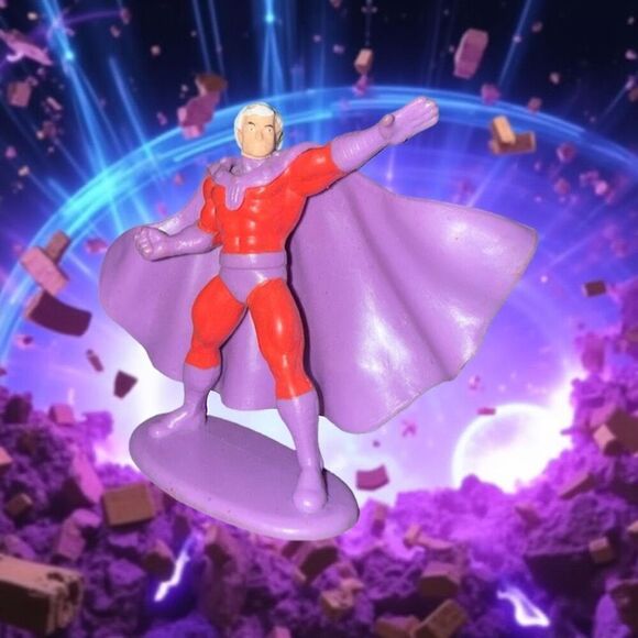 Marvel | Toys | Vintage994 Marvel Xmen Magneto Pvc Figure Cake Topper 4 ...